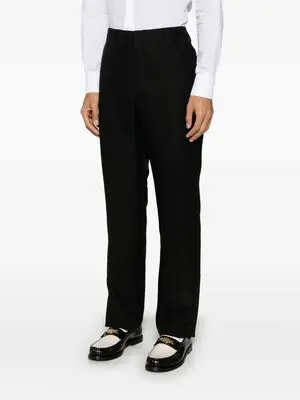 Fendi Ff Pattern" Linen Blend Trousers