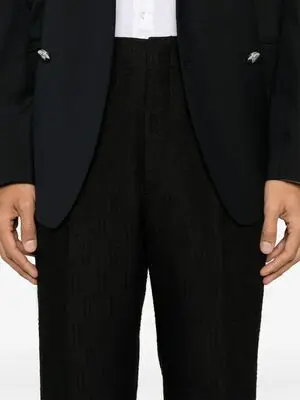 Fendi Ff Pattern" Linen Blend Trousers