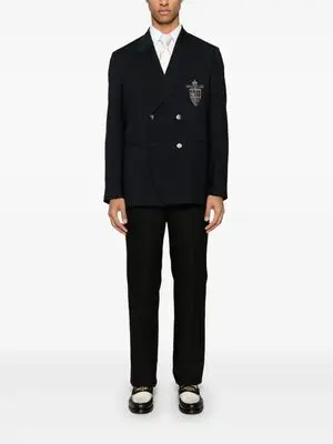 Fendi Ff Pattern" Linen Blend Trousers