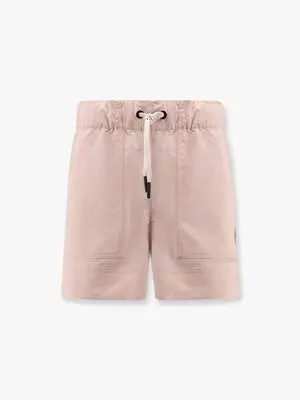 Moncler Nylon Shorts - Beige