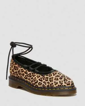 Dr. Martens Elphie Ii Leopard Ballet Flats - Tan