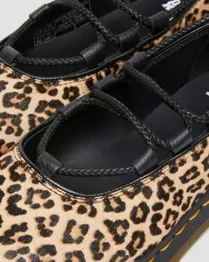 Dr. Martens Elphie Ii Leopard Ballet Flats - Tan