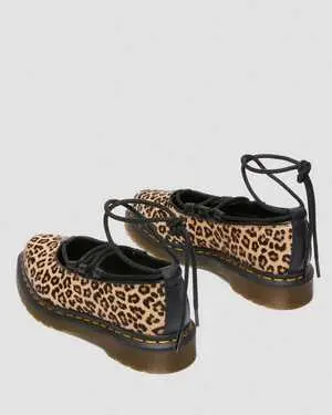 Dr. Martens Elphie Ii Leopard Ballet Flats - Tan