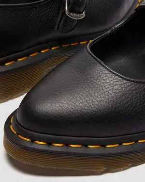 Dr. Martens Elphie Virginia Leather Mary Jane Shoes - Black