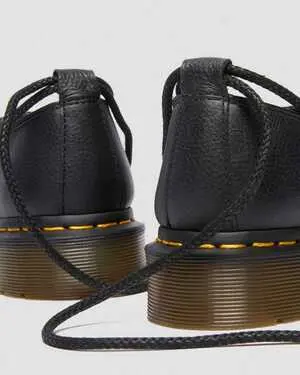 Dr. Martens Elphie Ii Virginia Leather Ballet Flats - Black