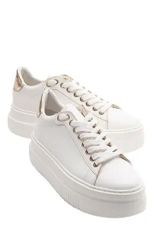 PROLOGUE SHOES Violette Platform Sneakers - White