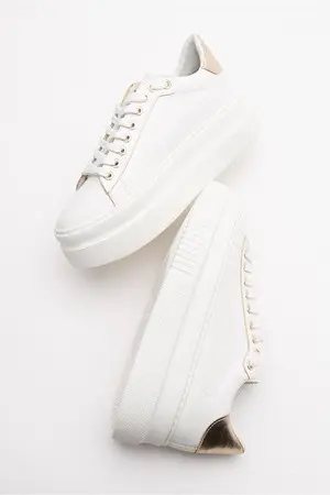 PROLOGUE SHOES Violette Platform Sneakers - White