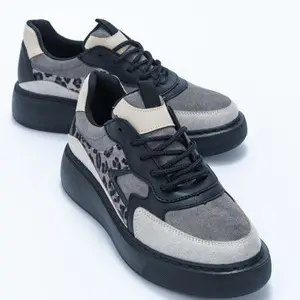 PROLOGUE SHOES Ida Platform Sneakers - Black