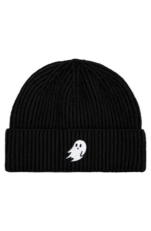 DALIX Ghost Fisherman Beanie - Black