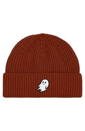 DALIX Ghost Fisherman Beanie - Rust