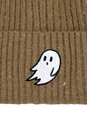 DALIX Ghost Fisherman Beanie - Tan