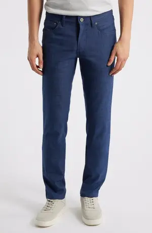BRAX Brax Chuck Stretch Chambray 5-Pocket Pants Navy
