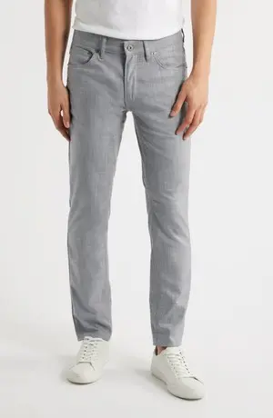 BRAX Chuck Stretch Chambray 5-pocket Pants - Silverdnu