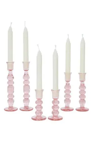 JULISKA Provence Set Of 2 Candlesticks - Blush