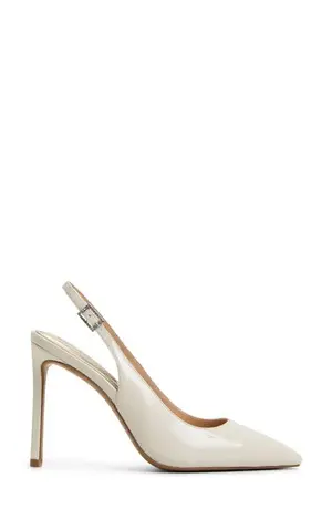 Aldo Pointed Toe Slingback Pumps - Other White