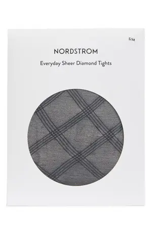 Nordstrom Everyday Sheer Diamond Tights