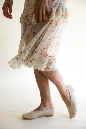 HUMA BLANCO Margaux Ballet Flat - Bone