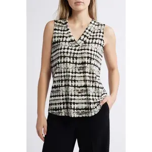 Anne Klein Abstract Print Shell