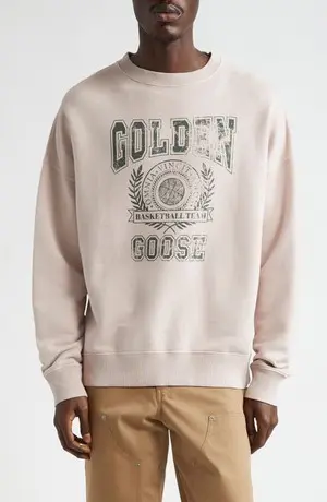 Golden Goose Printed Sweatshirts Hoodies For Men