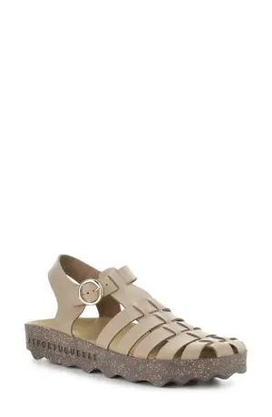 Fly London Calix Fisherman Slingback Sandals - Sand