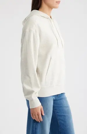 Madewell Heathered Hooded Sweatshirt
