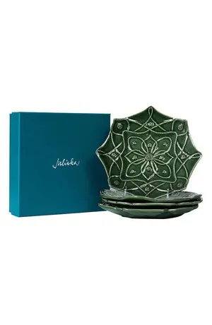 JULISKA Jardin Du Monde Set Of 4 Salad Plates