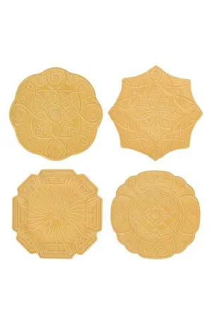 JULISKA Jardin Du Monde Set Of 4 Salad Plates - Daffodil