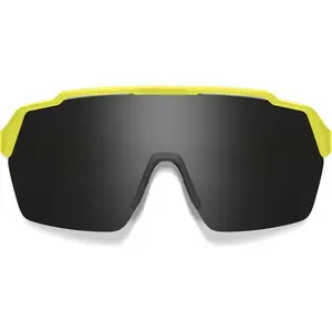 SMITH Smith Shift Split Mag™ 139mm Chromapop™ Polarized Shield Sunglasses Neon Yellow /chromapop Black