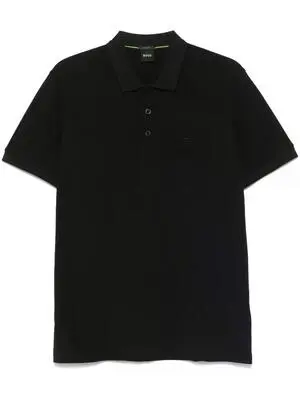 BOSS Logo-embroidered Polo Shirt