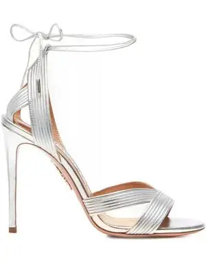 AQUAZZURA 105mm Ari Sandals - Gold