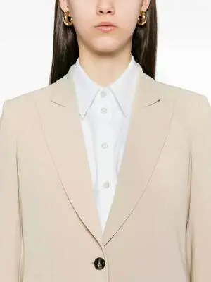 Alberto Biani Single-breasted Coat - Neutrals