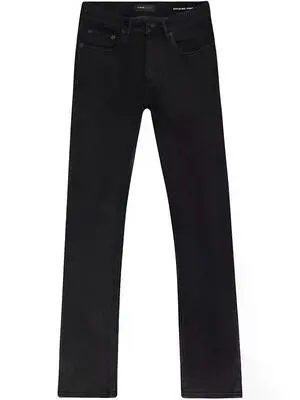 PURPLE BRAND P004 Resin Flare Straight Jeans
