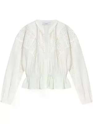 IRO PARIS Rixi Embroidered Blouse - Neutrals