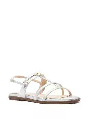 TWINSET Oval T-plaque Flat Sandals
