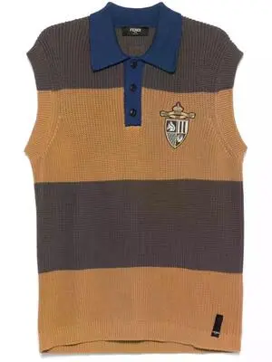 Fendi Cotton Polo Shirt - Brown
