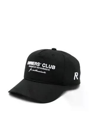 REPRESENT Slogan-embroidered Cap - Black