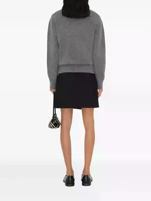 Burberry Equestrian Knight Intarsia Jumper - Grey