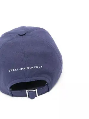 Stella McCartney Slogan-print Cap - Blue