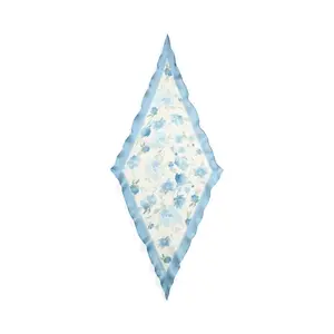 Ralph Lauren Floral Silk Diamond Scarf