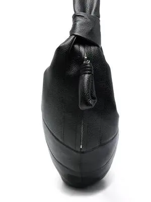 LEMAIRE Fortune Croissant Bag In Leather - Black