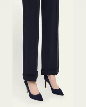 STUART WEITZMAN Suede Stiletto Pumps - Blue