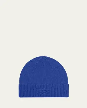 Guest In Residence Guest In Residence Rib Cuff Cashmere Beanie Cobalt