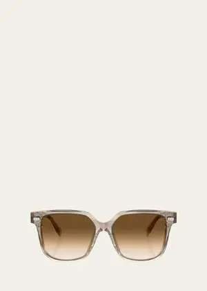 Brunello Cucinelli Bc4010s Square Acetate Sunglasses - Ivory