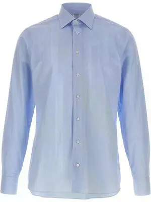 BORRIELLO NAPOLI Striped Shirt - Blue