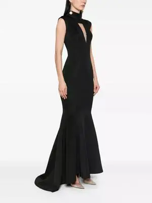 AAVVA High-neck Mermaid Gown