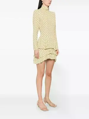 Elisabetta Franchi Monogram-print Midi Dress