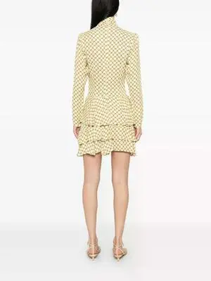 Elisabetta Franchi Monogram-print Midi Dress