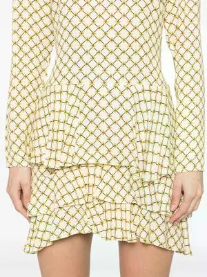 Elisabetta Franchi Monogram-print Midi Dress