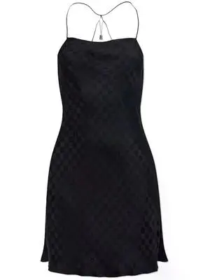 Amiri Monogram-pattern Mini Dress