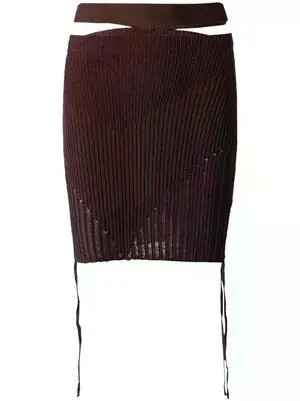 ANDREĀDAMO Cut-out Skirt